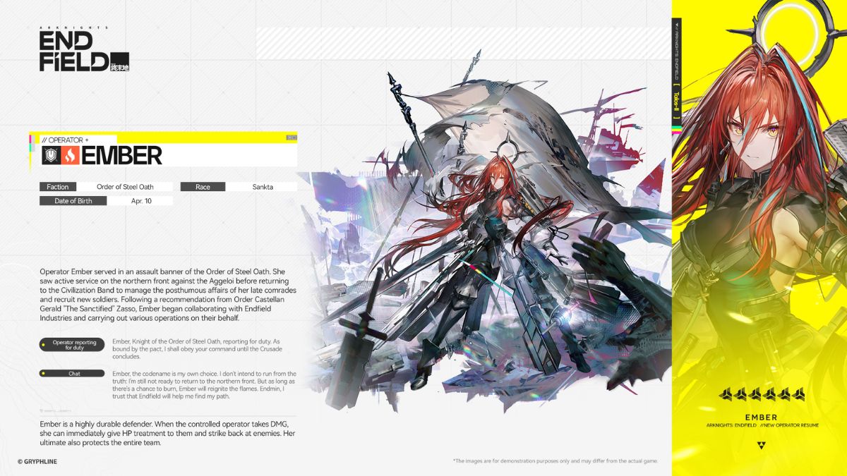 Ember Build, Release Date & How to Get | Arknights: Endfield