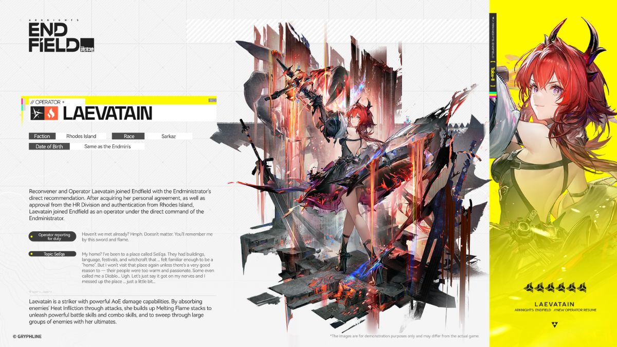 Laevatain Build Guide: Best Weapons, Gear Sets & Team Comps | Arknights: Endfield