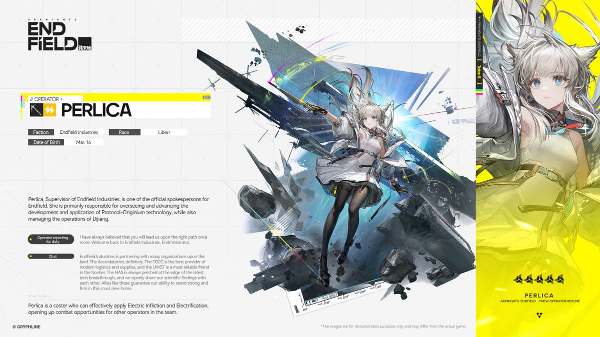 Perlica Build, Release Date & How to Get | Arknights: Endfield